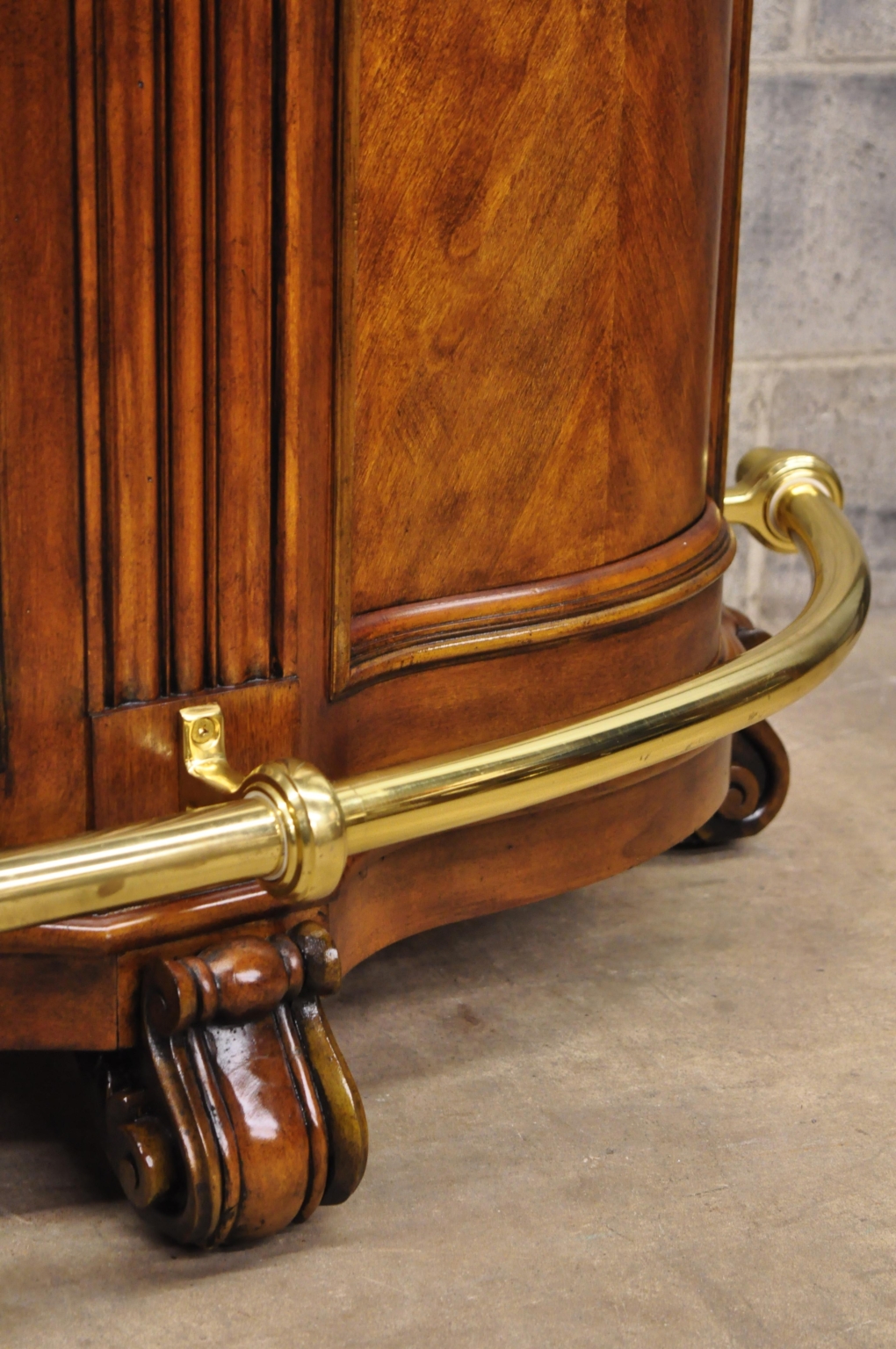 Bar WNL5U – Edwardian Dry Sink Wine Bar with Marble Top – WoodnLuxury