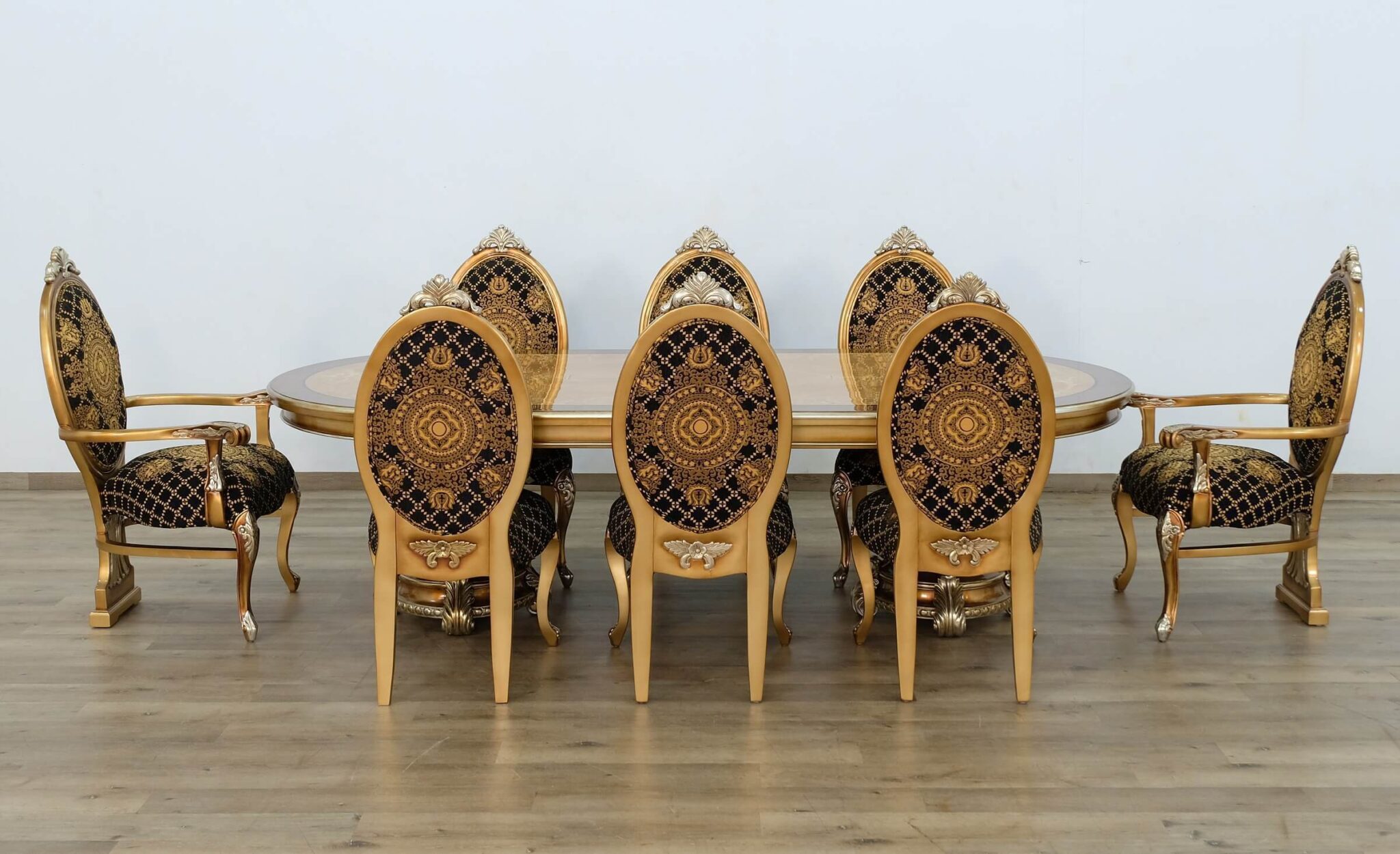 Imperial Exotic 9-Piece Fine Dining Set DR38 – WoodnLuxury