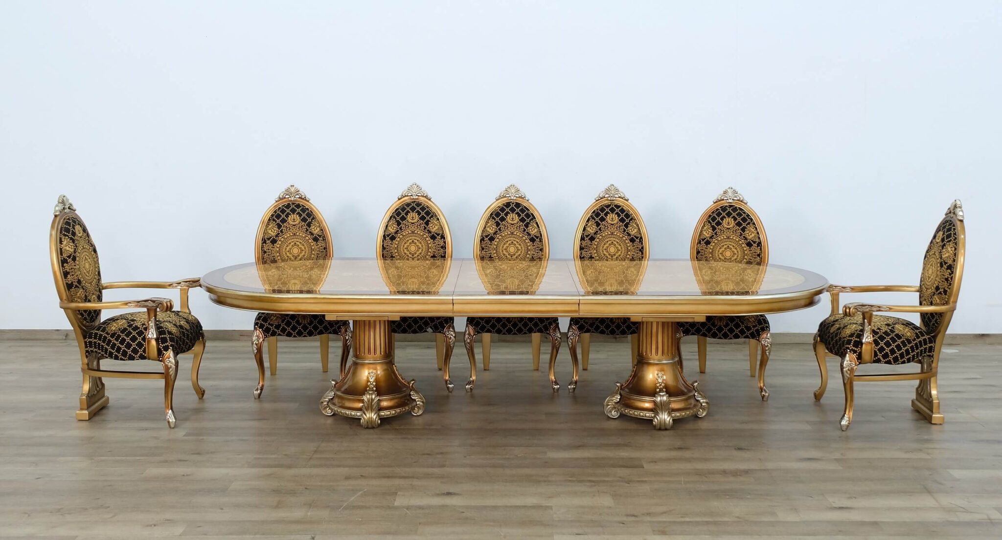 Imperial Exotic 9-Piece Fine Dining Set DR38 – WoodnLuxury