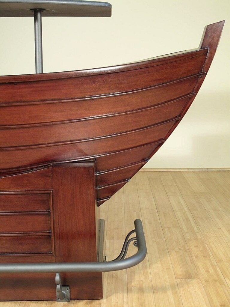 Rare Mahogany Pirate Ship Boat Cocktail Bar – WNL56 – WoodnLuxury