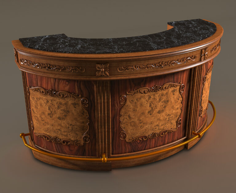 Italian Marble Top Bar Counter and Console – Bar WNL57 – WoodnLuxury