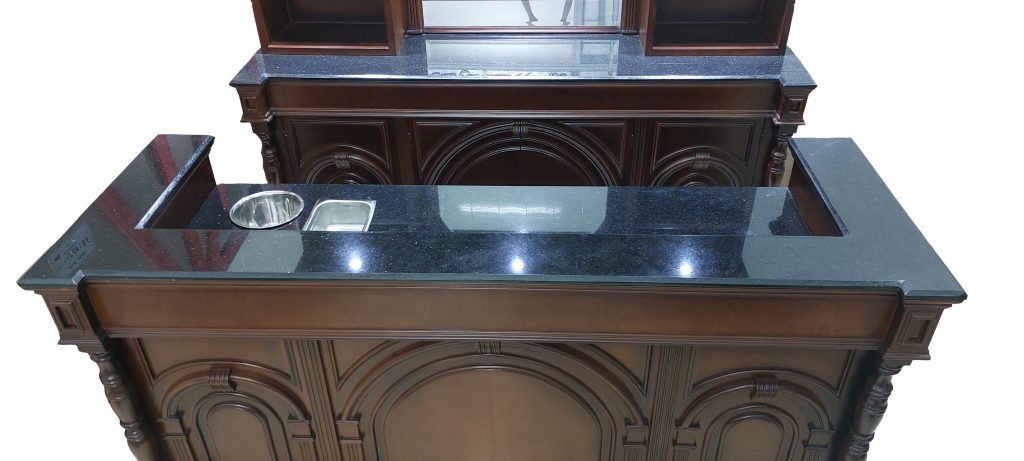 Elegant Bar Set with Classic Arches – Bar WNL122 – WoodnLuxury