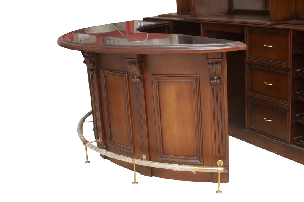 Unique Design Bar Set with an Elegant Round Front Bar – Bar WNL148 ...