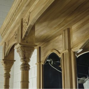 9 ft Solid Wood Bar with Rounded Corners & Rails – Bar WNL141 – WoodnLuxury