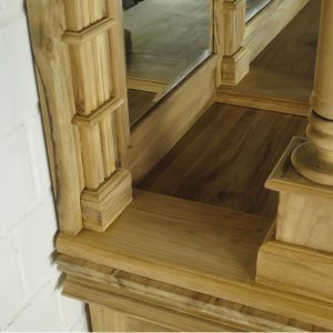 9 ft Solid Wood Bar with Rounded Corners & Rails – Bar WNL141 – WoodnLuxury