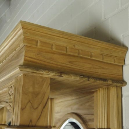 9 ft Solid Wood Bar with Rounded Corners & Rails – Bar WNL141 – WoodnLuxury