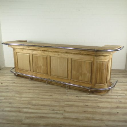 12 ft Cottage-Style Wooden Bar Set with Mirrors – Bar WNL140 – WoodnLuxury