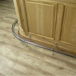 9 ft Solid Wood Bar with Rounded Corners & Rails – Bar WNL141 – WoodnLuxury