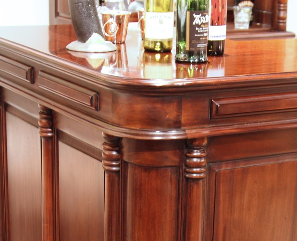Solid Wood Bar & Cabinet Set with Ample Storage – Bar WNL131 – WoodnLuxury