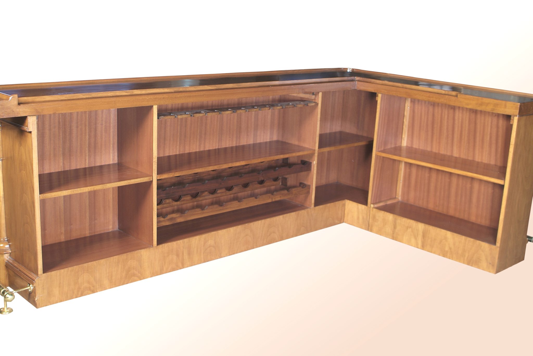 Del Monte Style Traditional American Brunswick Bar – WNL161 – WoodnLuxury