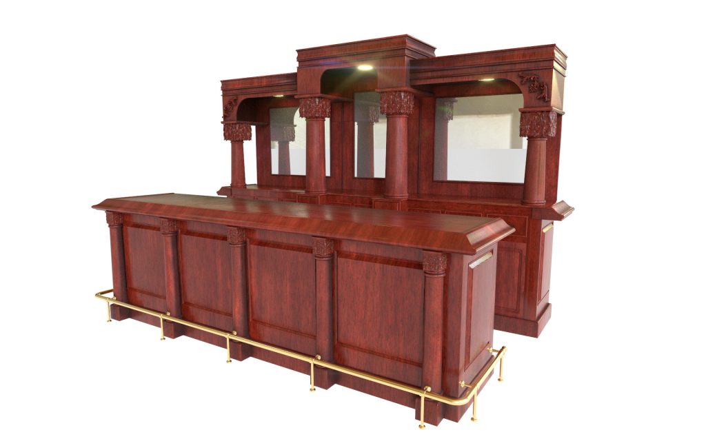 Bar WNL163 – 12Ft Del Monte Classical Bar with Brunswick Columns ...