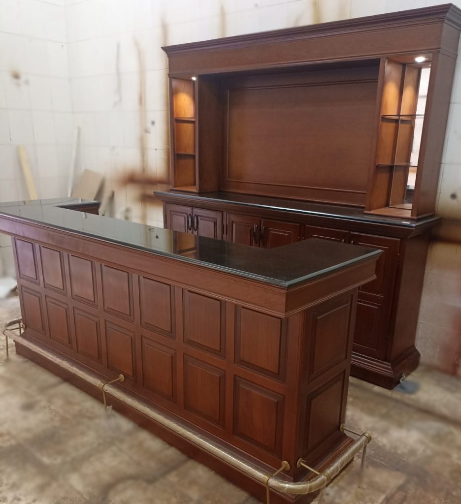 Get Inspired! Contemporary Bar with Overhang – WNL123 – WoodnLuxury